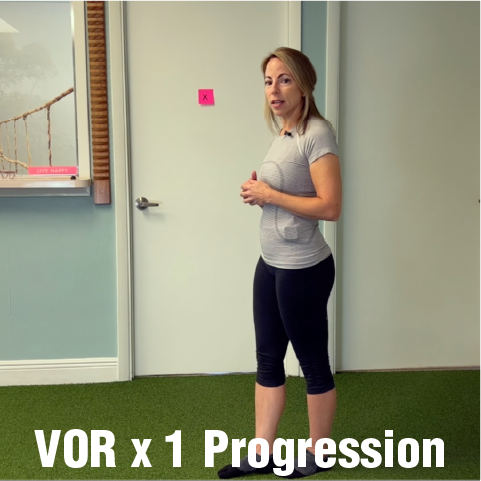 VOR x 1 Progression - B3 Physical Therapy